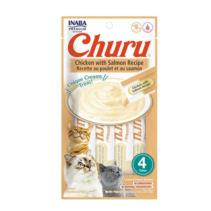 Churu Cat Pollo y Salmón 4 unidades - COOLPETSHOP